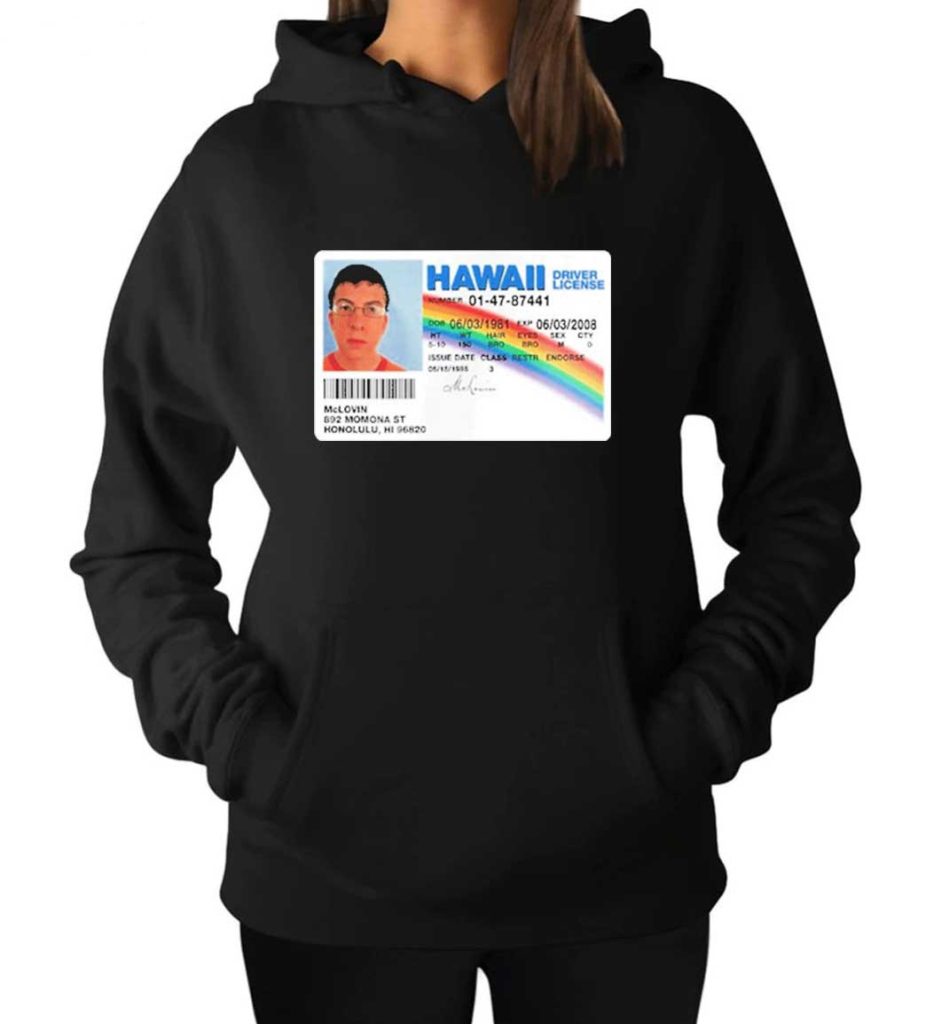 Superbad Driver License Mclovin Hoodie